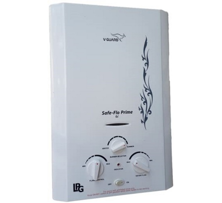 Buy V-Guard Safeflo Prime 6Lit LPG Gas Geyser (SAFE FLO PRIME 6LPM) V ...